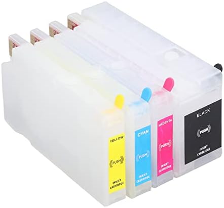 Amazon.com: Hyuduo Refillable Cartridges Ink Cartridge with Permanent ...