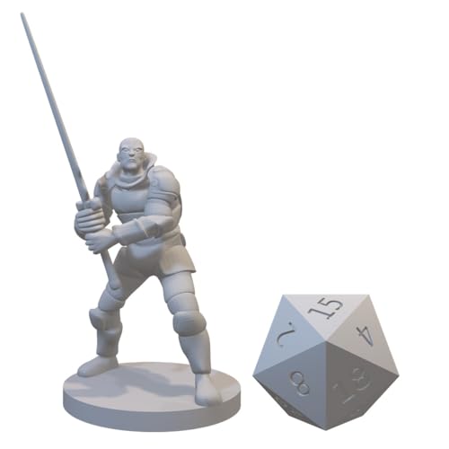 Amazon.com: Fighter and Warrior Miniatures for DND Pathfinder RPG ...