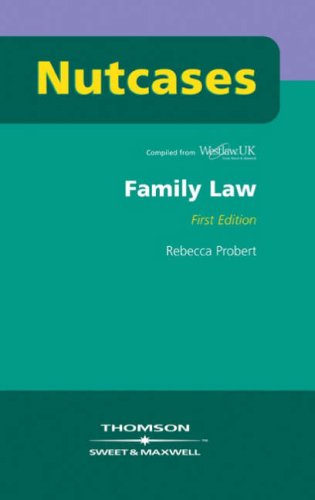 Family Law (Nutcases): Rebecca Probert: 9780421958500: Amazon.com: Books