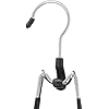 Amazon.com: Whitmor Skirt and Slack Hanger Set of 2 Chrome / Black ...