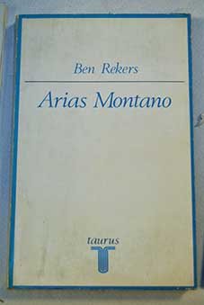 Benito Arias montano : REkers, Ben: Amazon.es: Libros