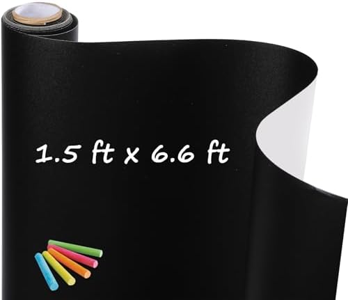 Amazon.com : JCJuncai Chalkboard Wallpaper Peel and Stick Cut DIY ...