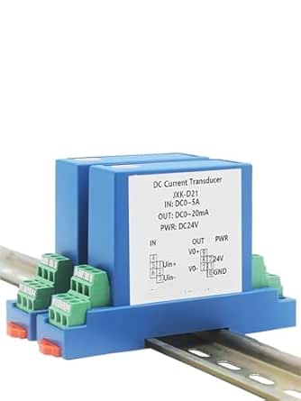 1A 2A 3A 5A 10A Input AC DC Hall Current Sensor 4-20mA Analog Signal ...