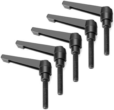 Amazon.com: QWORK M8 x 40mm Adjustable Clamping Lever Handle - 5 Pack ...