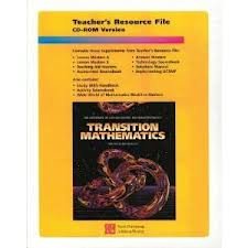 Teacher's Resource File: Transition Mathematics: UCSMP staff ...