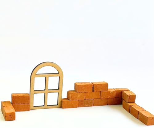 littleplay® Miniature Bricks, 100 Bricks, DIY Kit, Build a House, Fun ...