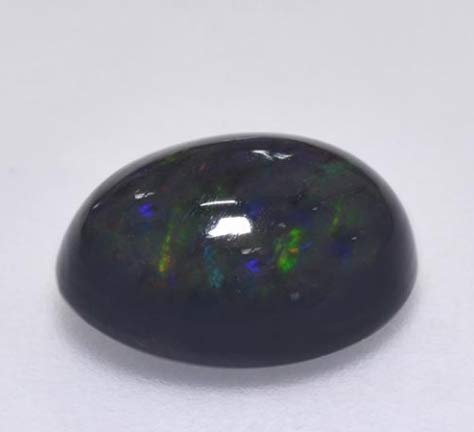 Buy Empirical Jewels Untreated Unheated Black Fire Opal Stone Original ...