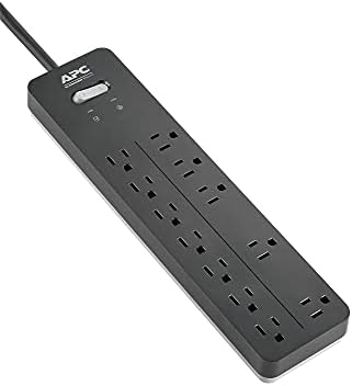 Amazon.com: APC Surge Protector Power Strip, PH12, 2160 Joules, Flat ...