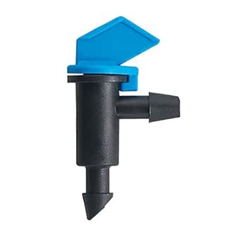 Amazon.com : 2 GPH Laminar Flow Flag Emitter with ¼” Barbed Inlet ...