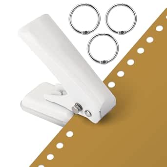 Amazon.com : 1 PCS Single Hole Puncher, 40 Sheet Capacity, 1/4" Hole ...