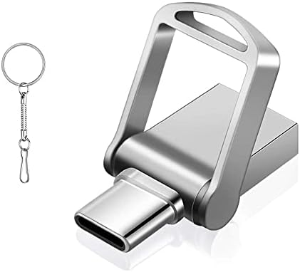 Cle USB C, Clé USB 32 Go 2 en 1 (USB C + USB 3.0) Metal Clef USB 3.0 ...
