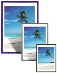 Amazon.com: Pack of Two Aluminium Frames - Black or Silver - Many Sizes ...