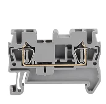 5pcs Spring Terminal Blocks ST1.5/2.5/4/6/10 din Rail screwless ...