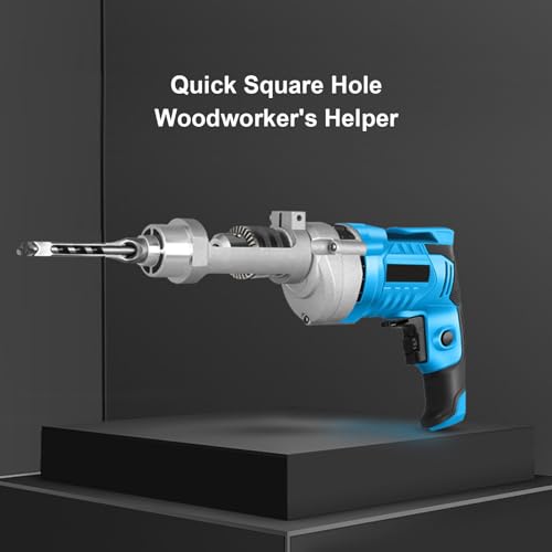 Square Hole Drill Bit Adapter, Woodworking Mortise Square Drill Bit ...