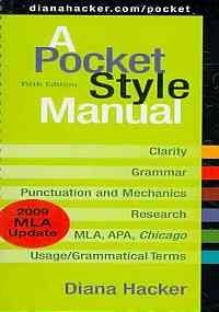 Amazon.com: Pocket Style Manual 5e with 2009 MLA Update & Research Pack ...