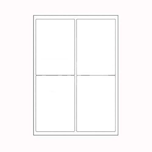 Buy EasyShip Sticky Label 400 Labels A4 Size Sheet with 4 Pre-Cut ...