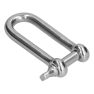 D Ring Shackle, Screw Pin Self Locking Marine Grade Anchor Shackles for ...
