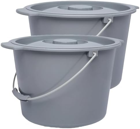 Amazon.com - McKesson Commode Replacement Bucket with Handle and Lid, 7 ...