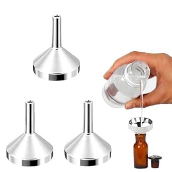 3PCS Small Funnel Set - Mini Metal Funnels - 2.5cm Mouth Diameter ...