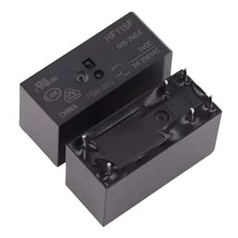 (5 pcs) Electromagnetic Relay HF115F 005-2HS4 5V HF115F 012-2HS4 12V HF115F 024-2HS4 24V 8A 6 ...