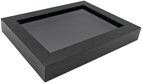 Amazon.com - 4x4 Small Shadow Box Picture Wooden Frame with White Acid ...