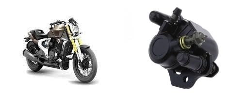 WHEEL DRIVE Rear Disc Brake Caliper Assembly Compatible with Tvs Ronin ...