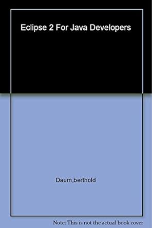 Eclipse 2 for Java Developers: Daum, Berthold: 9780470869055: Amazon.com: Books
