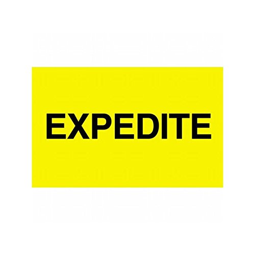 Amazon.com: Box Packaging "Expedite" Labels, 3" x 5" 500 Per Roll, 1 ...