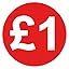 144 30mm Red Price Stickers for School Summer Fairs, Shops, Car Boot ...