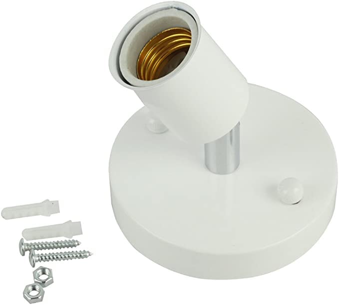 Buy Adjustable Ceiling Lamp Wall Mounted Light Bulb Holder Socket ...