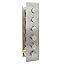 HOMEDEC Brushed Nickel 2 Way Shower Diverter Valve, Brass Dual Functions Thermostatic Shower ...
