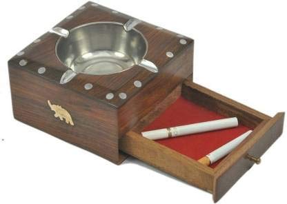 Buy Wooden Ashtray / Dror Ashtray 1 Pc Online at Low Prices in India ...
