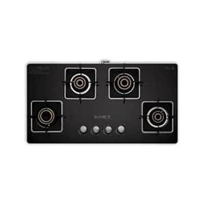 BLOWHOT Premium Hybrid Quartz 4 Burner Gas Stove Hob | Auto-Ignition ...