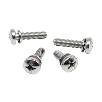 Idomin M1.6 a M6 GB818 304 A2-70 Tornillo de Cabeza Redonda Cruzada de Acero Inoxidable con ...