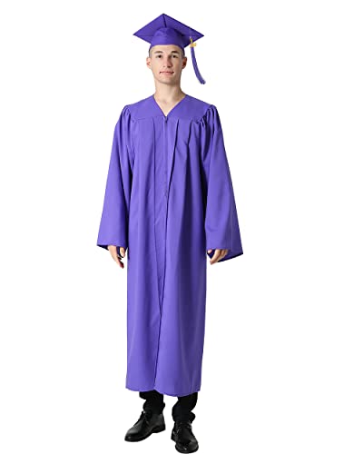 Snapklik.com : GraduationMall Matte Graduation Gown Cap Tassel Set 2024 ...