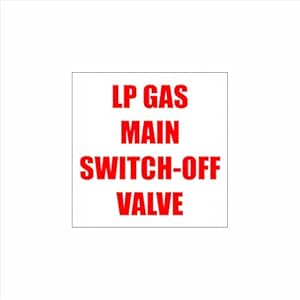 Safety Signs Acrylic Board - Lp Gas Main Switch Off Valve - 450mm X ...
