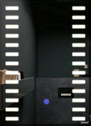 Buy ARANAUT Rectangular Shaped Mirror, LED Illuminated Vanity Mirror with Touch Sensor, Wall ...