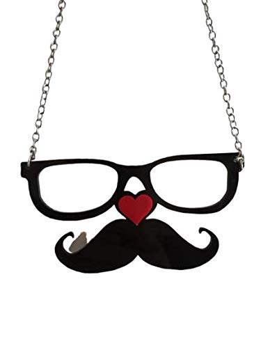 RidhiVansh Creations Acrylic Car Hanging Moustache Both Side : Amazon ...