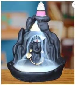 Amazon.com: GREENTOUCH CRAFTS Smoke Fountain Lord Shiva Aadiyogi Statue ...