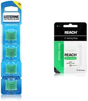 Amazon.com : Listerine Ultraclean Access Flosser Refill Heads Mint ...