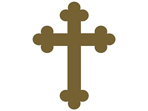 Amazon.com: Cross Vinyl Sticker Orthodox Simple Jesus Handmade Decal ...