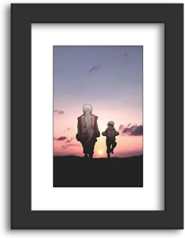 DmcreativityCraft Naruto Anime Poster with Frame and Jiraiya Framed ...