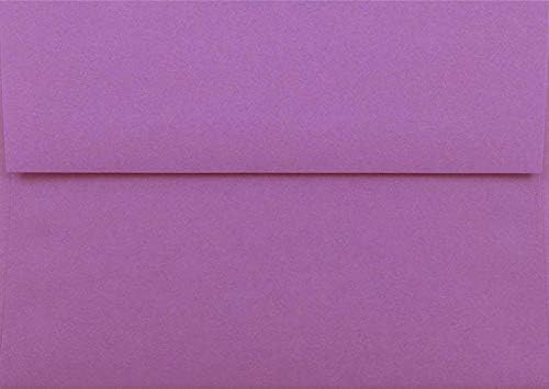 Amazon.com : 25 Pack Purple Envelopes A2, Square Flap Gummed Seal ...