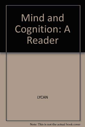 Amazon | Mind and Cognition: A Reader | Lycan, William G. | Neuropsychology