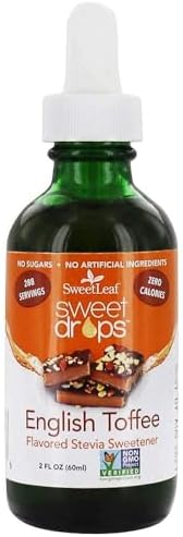 Amazon.com : Sweet Leaf English Toffee Flavor Stevia Clear Liquid, 2 ...