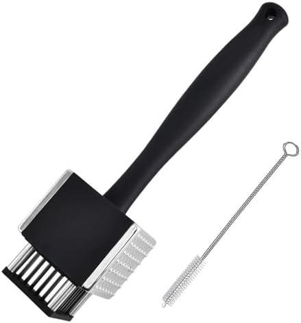 Amazon.com: Stainless Steel Meat Tenderizers Roller, Rolling Meat ...