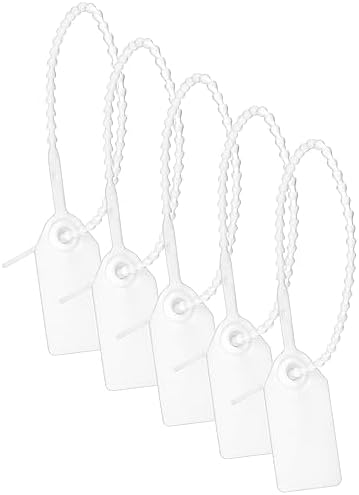 QWORK® 100PCS Anti-Tamper Seals Plastic Security Seals Security Tags ...