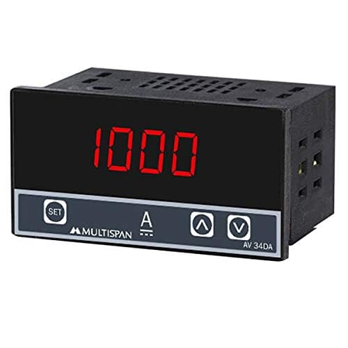 Multispan AV-34DA Digital 75mV DC Ampere Meter 48 x 96 x 65 Single ...