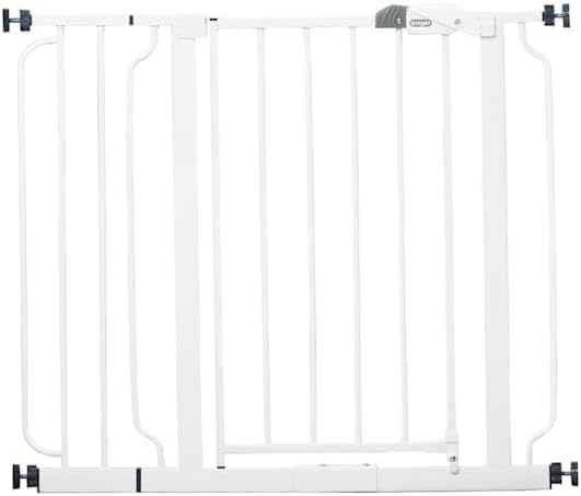 Amazon.com: Regalo Easy Step Walk Thru Gate, White, Fits Spaces between ...