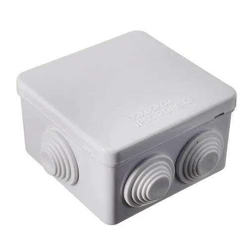 IP55/65 Waterproof Junction Box - Weatherproof Indoor/Outdoor Electric ...